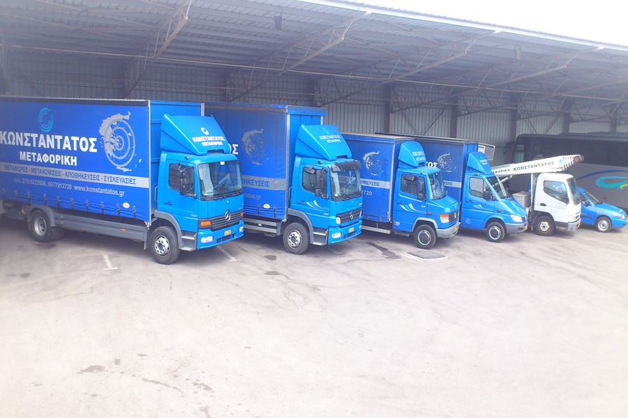 Ενοικιάσεις φορτηγών - Κωνσταντάτος Μεταφορική Εταιρία στην Αθήνα